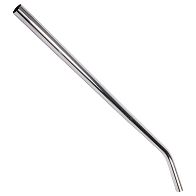Chrome curved extension wand-male Ø40