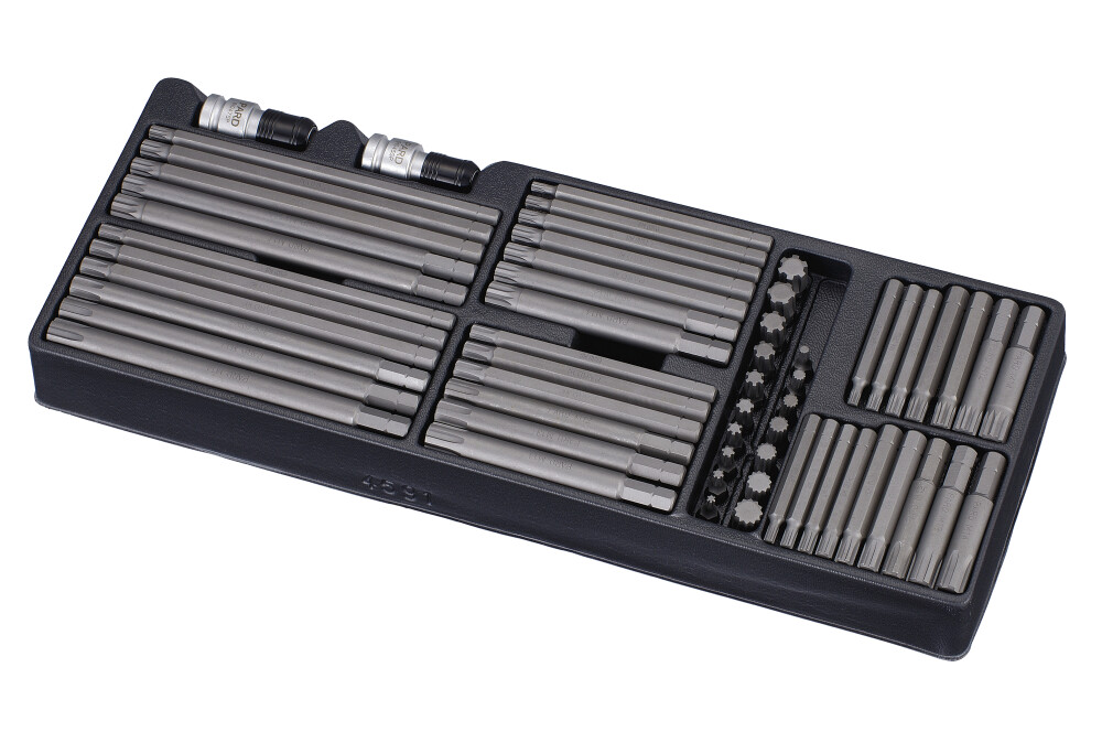 5/16'' & 10mm Torx & Inbus-naaldbitset, 59-delig
