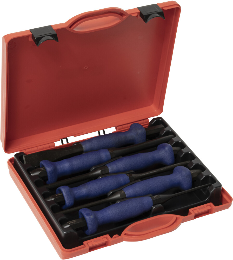Doorslag Parallel pin, 8-hoek + beitel set
